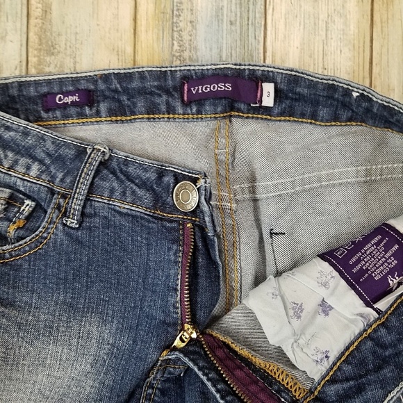 Vigoss | Jeans | Vigoss Jeans Capris Cropped Denim Womens Size 3 | Poshmark